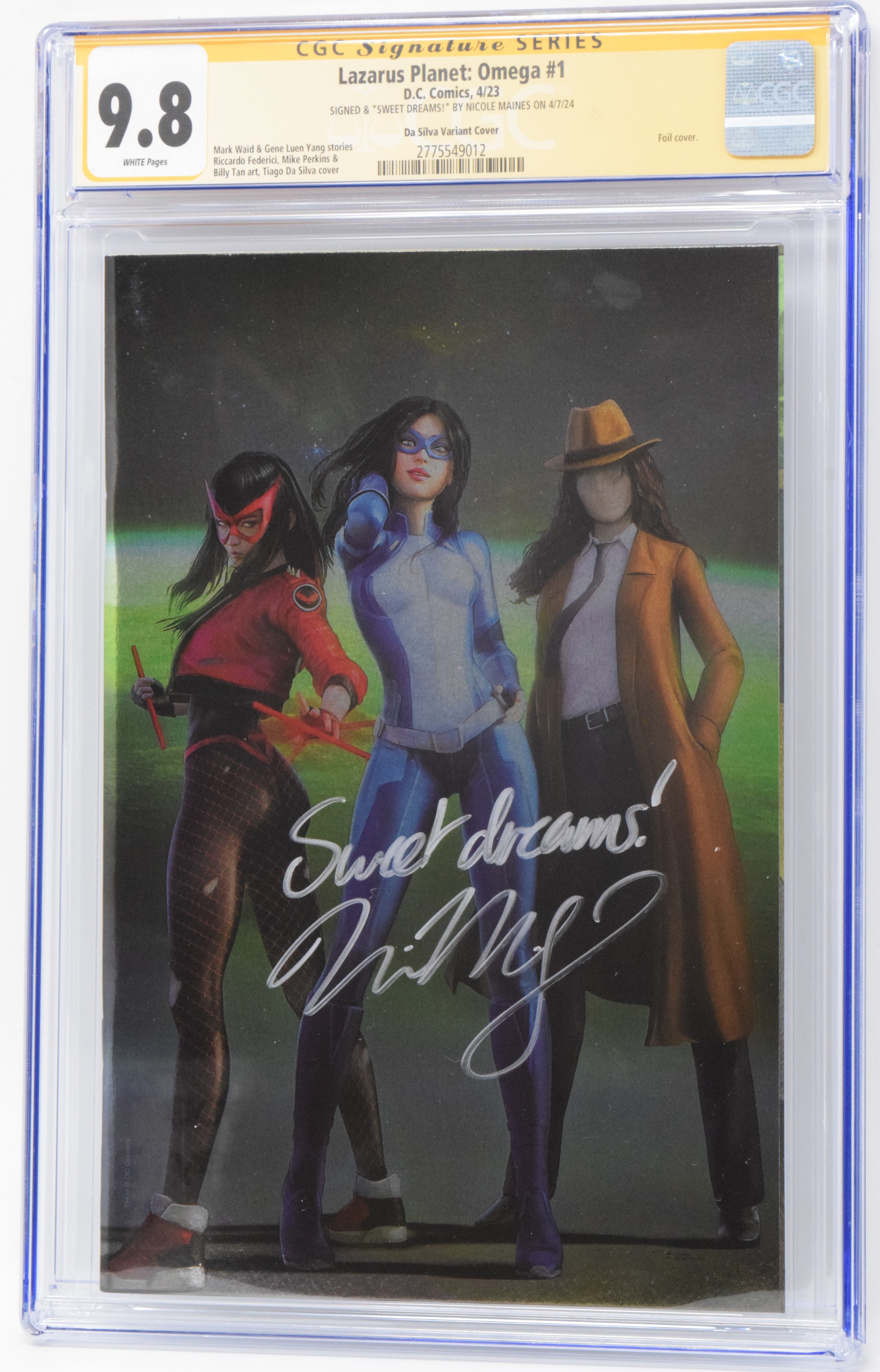 Lazarus Planet Omega #1 I DC I Tiago Da Silva Foil Dreamer Nicole ...